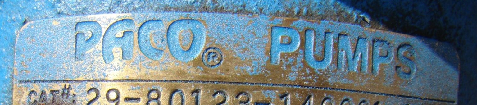 Paco Pumps - Trask-Decrow Machinery